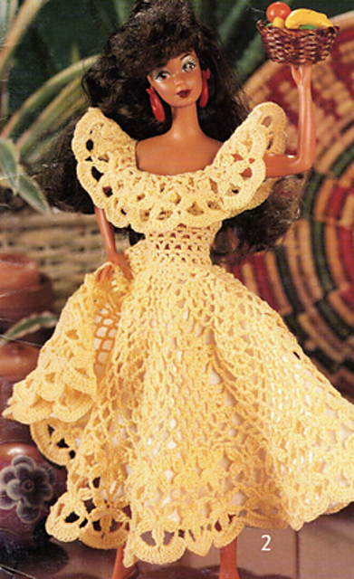 Ravelry: Fiesta Doll Dress pattern by Lucille LaFlamme