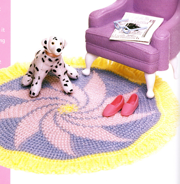 Ravelry: Posh Pinwheel Rug pattern by Nicky Epstein