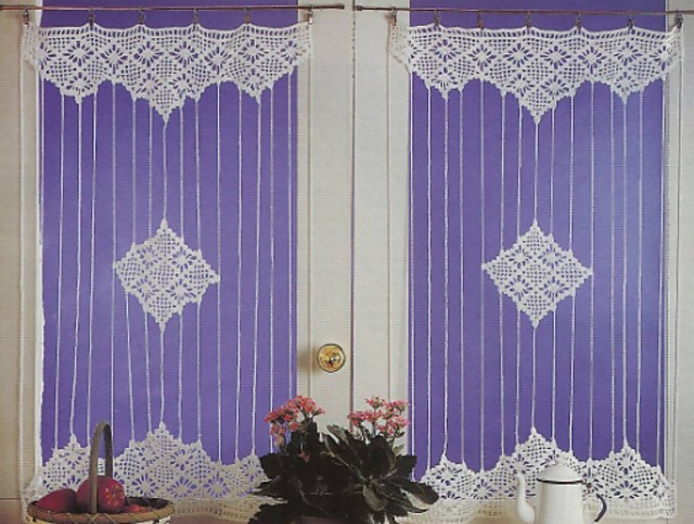 Ravelry: Cobweb Curtains pattern by Jeanne Fancello