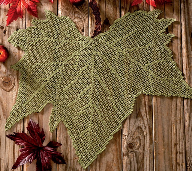 Ravelry: Blatt in Filethäkel-Technik pattern by D. Starke