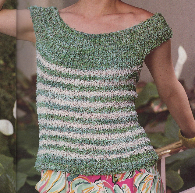 Ravelry: Striped Skimmer Top pattern by Lipp Holmfeld