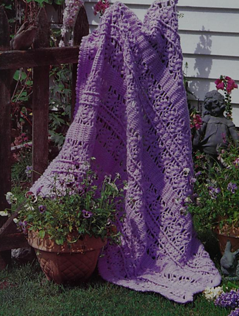 Ravelry: Spring Lilac Afghan pattern by Dot Drake
