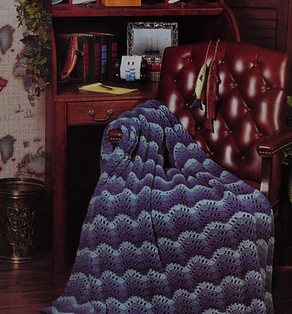 Ravelry: Filet Ripple pattern by Spinrite