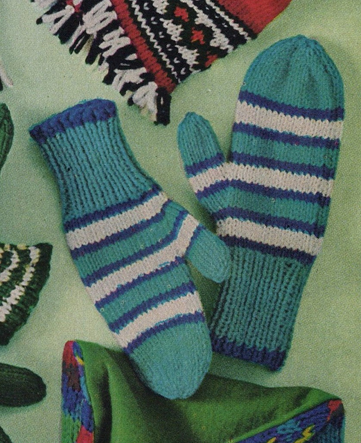 Ravelry: Striped Mittens pattern by McCall Pattern Company