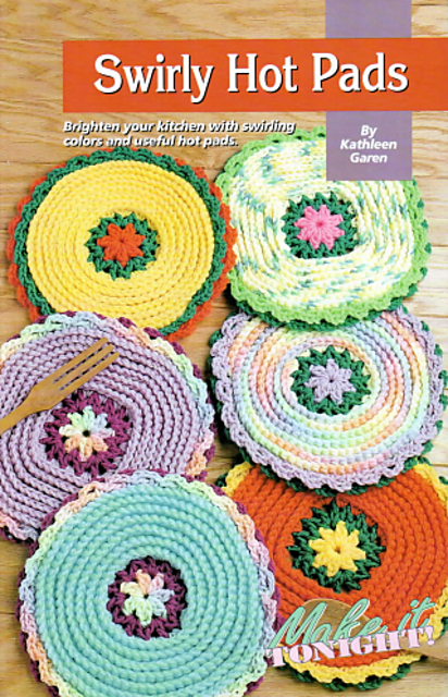 Ravelry: Swirly Hot Pads pattern by Kathleen D. Garen