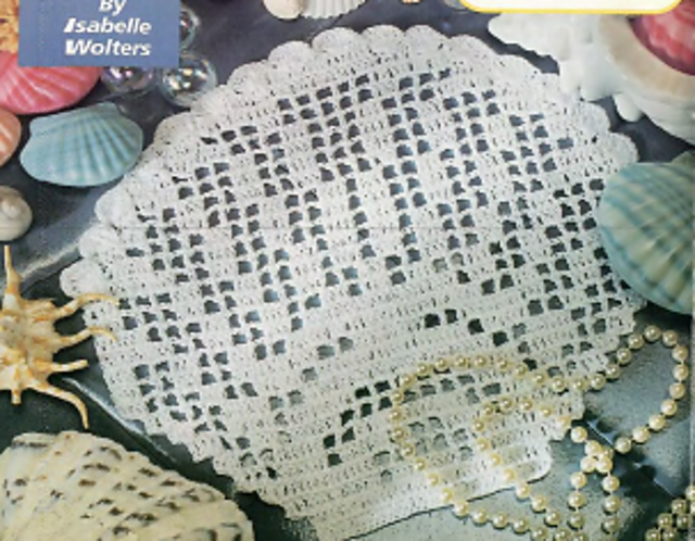 Ravelry: Shell Doily pattern by Isabelle Wolters
