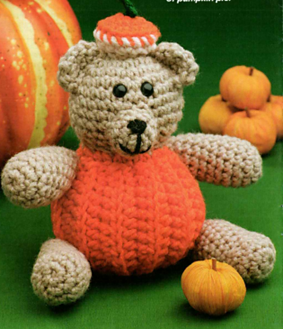 Ravelry: Pumpkin Bear pattern by Kathleen Stuart