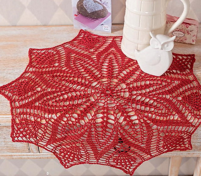 Ravelry: Deckchen mit Zackenrand pattern by E. Lehner