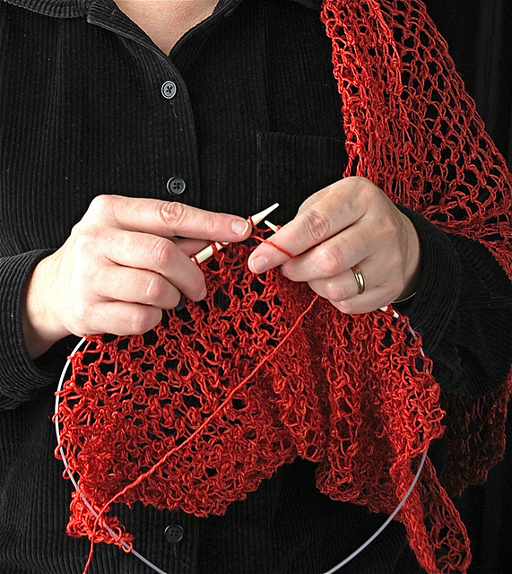 Ravelry: Mesh Shawl pattern by Jana Trent