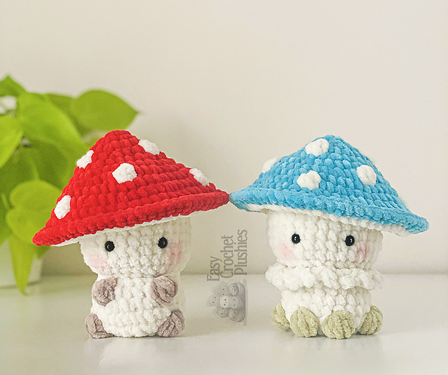 Ravelry: Mini Mushroom amigurumi pattern by Carol C.