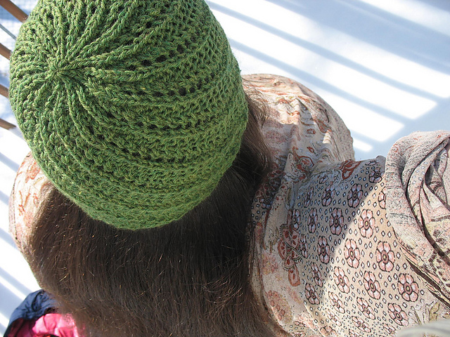 Ravelry: Lace Slant Hat pattern by Anastasia Roeszler
