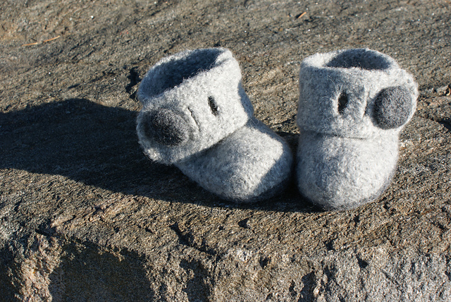 Ravelry: Holdenboot knit/felt Slipper Boots and Headband pattern by ...