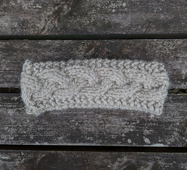 Ravelry: Braided Cable Ear Warmer pattern by Marissa Burge