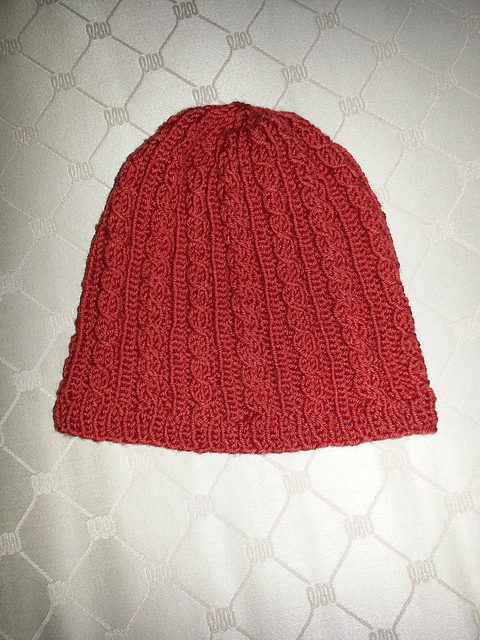 Ravelry: Easy Cable and Mock Cable Hat/Cap pattern by Lynn Schneemeyer
