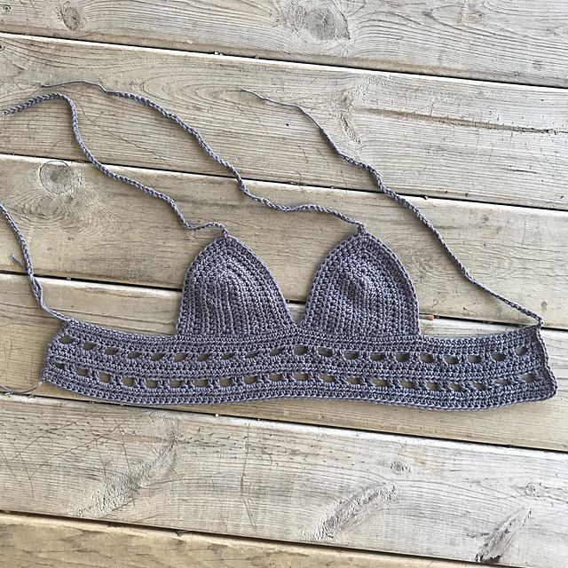 Ravelry: Eyelet Bralette pattern by Emily Marie Davies