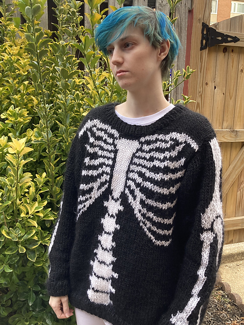 Ravelry: Skeleton Sweater pattern by Beck Seckler