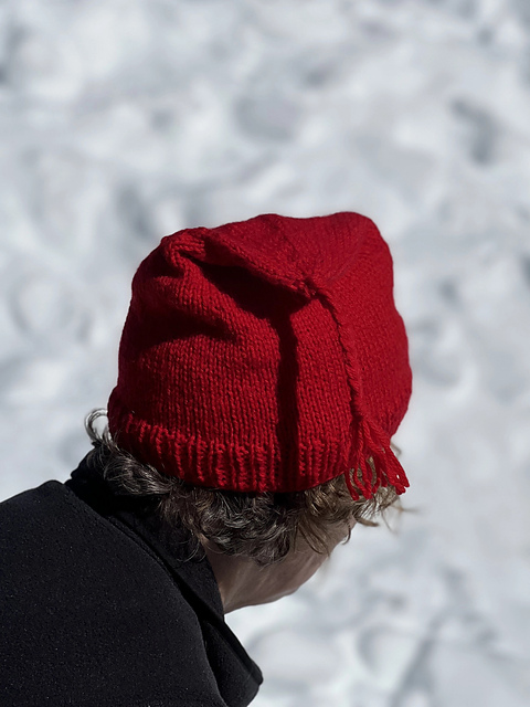 Ravelry: Red Tassel Hat (Knit Version) pattern by Edie Eckman
