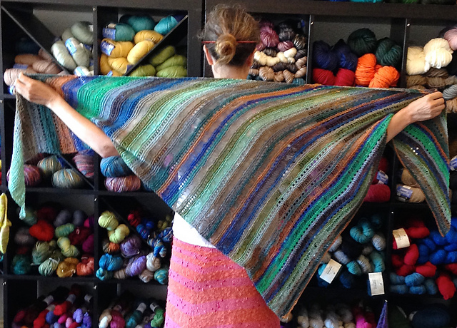 Ravelry: Autumn Delight Shawl pattern by Edna Hart Knits