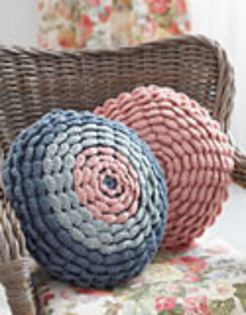 Ravelry: Cabbage Rose Cushions pattern by Bernat Design Studio