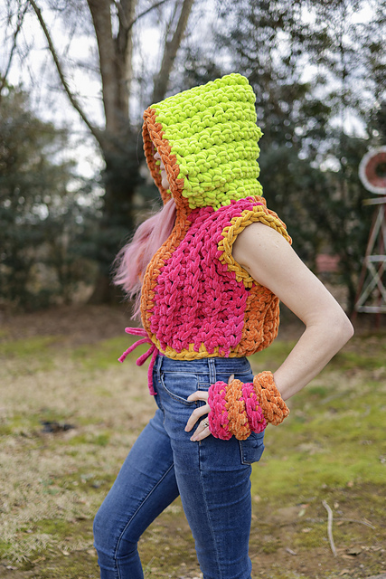 Ravelry: Power Puff Vest pattern by Evelyn Burttram (Pink Sheep Design)