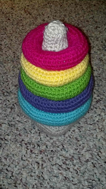 Ravelry: Crochet Baby Ring Stacking Toy pattern by Erin Alldredge