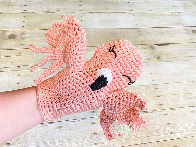 Ravelry: Flamingo Hand Puppet pattern by Erin Greene