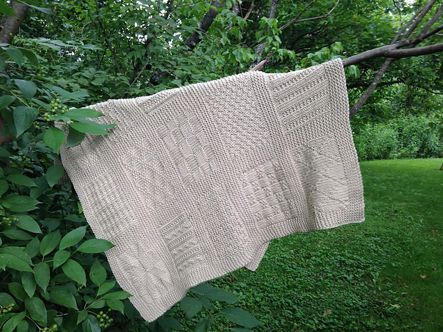 Ravelry: Knit Sampler Blanket pattern by Frankie Alcorn