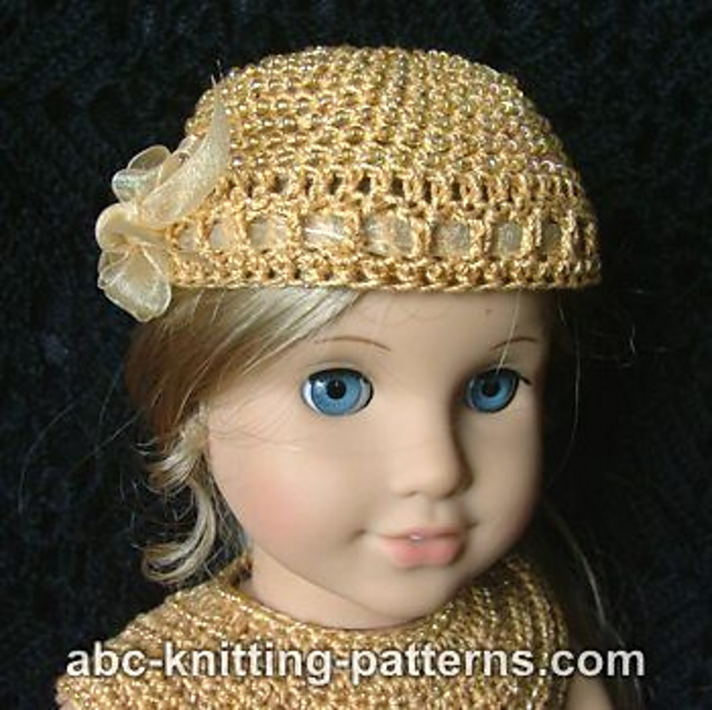 Ravelry American Girl Doll Cocktail Hat With Beads Pattern By Elaine