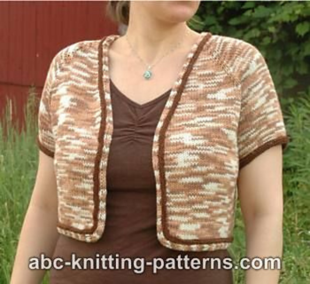 Ravelry: French Riviera Cropped Summer Raglan Cardigan pattern by ...