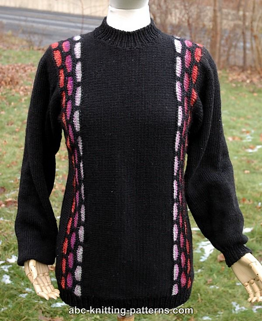 Ravelry: Brick Road Seamless Sideways Sweater pattern by Elaine Phillips