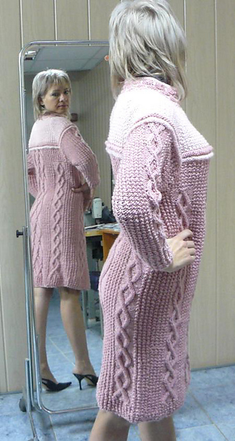 Ravelry: Seamless Cable Dress pattern by Elaine Phillips