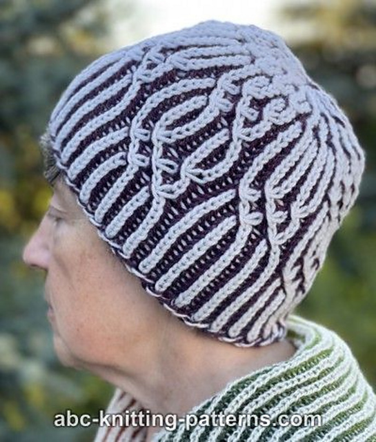 Ravelry: Brioche Braid Hat pattern by Elaine Phillips