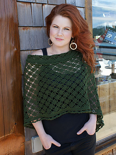 Ravelry: Crocheted Easy Rapper pattern by Flora Yang