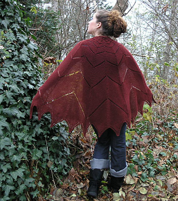 Ravelry: Flower Petal Shawl pattern by elann.com