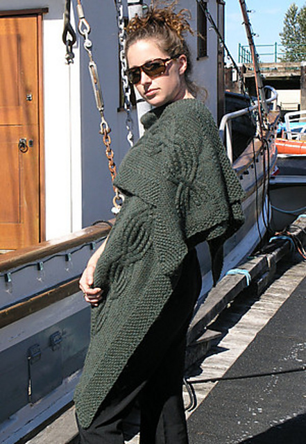 Ravelry: Chunky Highland Wool Wrap pattern by Eileen Casey