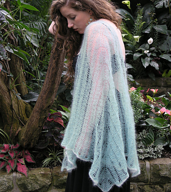 Ravelry: Lacewing Shawl pattern by Shui Kuen Kozinski