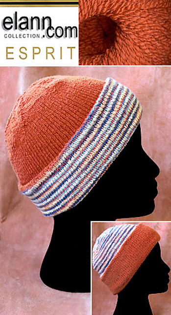 Ravelry: Esprit Reversible Cap pattern by Debbi Young
