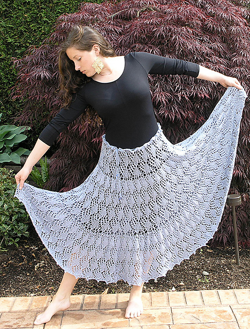 Ravelry: Lace & Diamonds Skirt pattern by Christie Pruitt