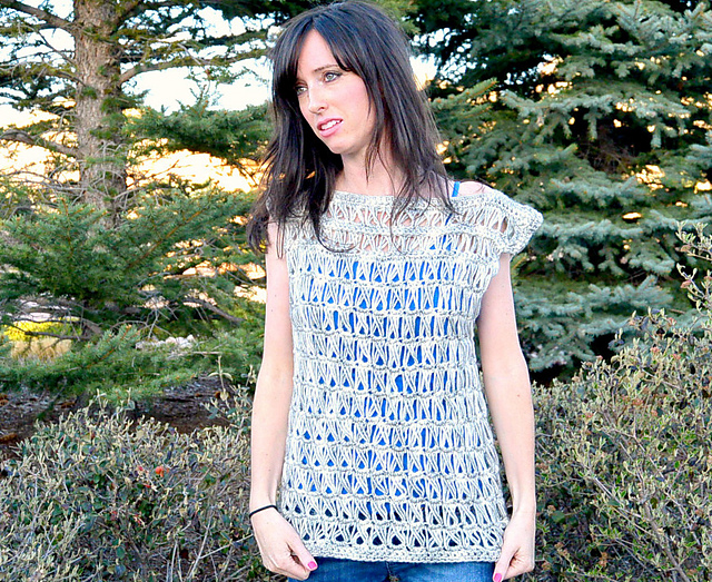 Ravelry: Broomstick Lace Top pattern by Jessica Reeves Potasz