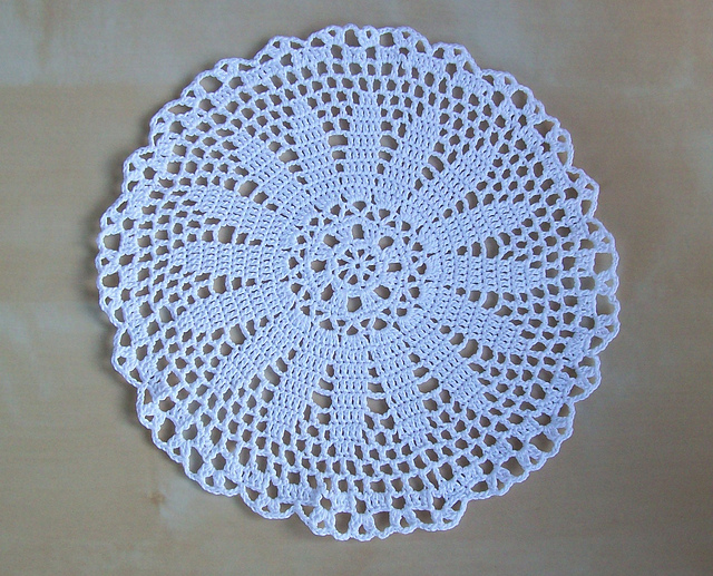 Ravelry: Floral Center Doily pattern by American School of Needlework