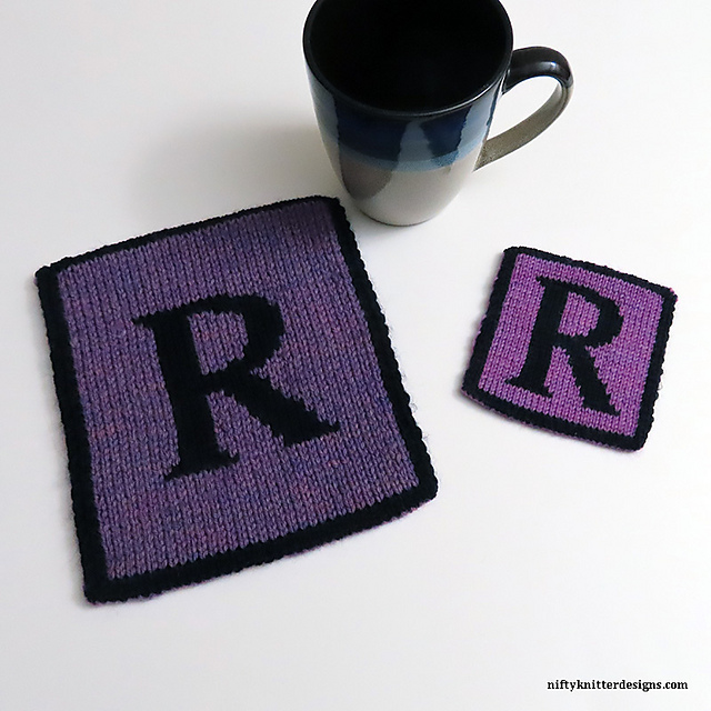 Ravelry: Letter R Coaster/Potholder pattern by Lisa Hannan Fox