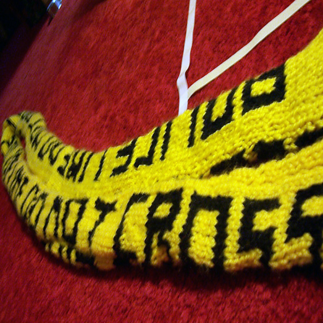 Ravelry: eleveny11's Crime Scene Scarf