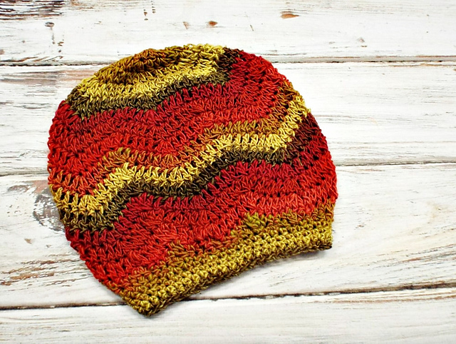 Ravelry: Chevron Slouchy Hat pattern by Diane Serviss