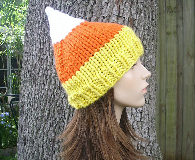 Ravelry: The Halloween Candy Corn Hat pattern by Diane Serviss