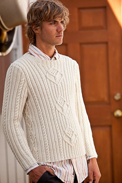 Ravelry: Point Gammon Pullover pattern by Elinor Brown