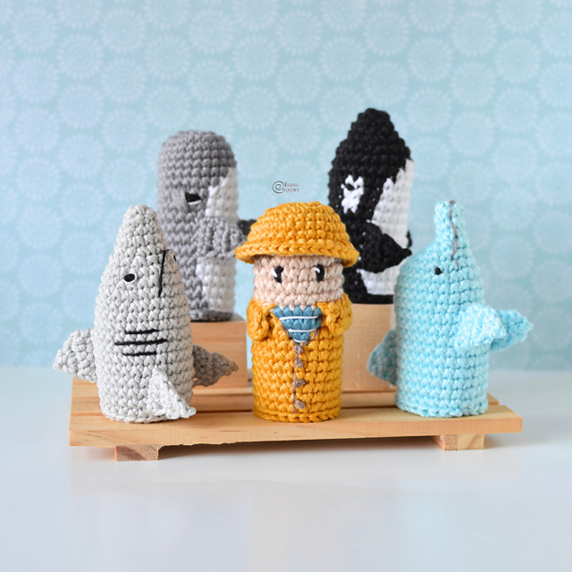 Ravelry: Marine Finger Puppets pattern by Elisa Sartori