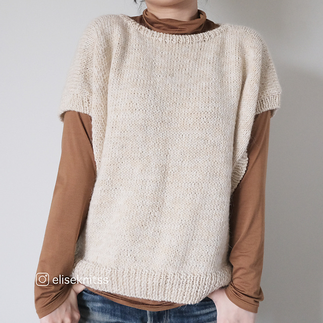 Ravelry: AVA Vest pattern by Elise Yang