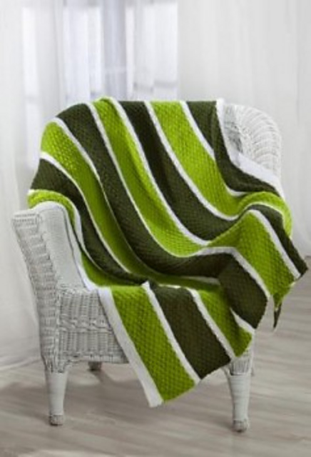 Ravelry: Wide Stripes Throw pattern by Elizabeth Roman
