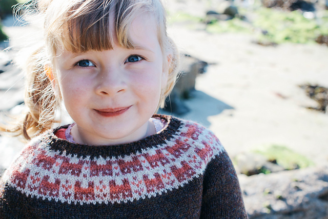 Ravelry: Bairns Crofthoose Yoke pattern by Ella Gordon