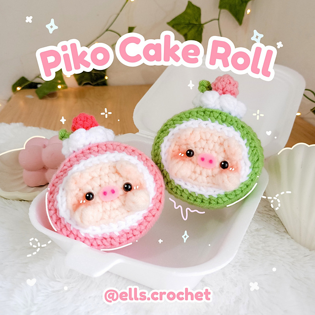 Ravelry: Piko Cake Roll pattern by Ellen Senjaya